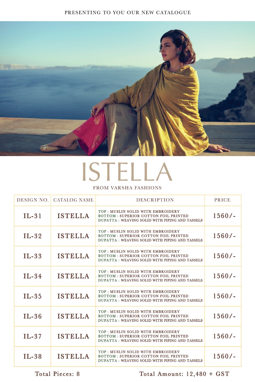 VARSHAA - ISTELLA : 8 pcs BEST DISCOUNT LOWEST PRICE ONLINE